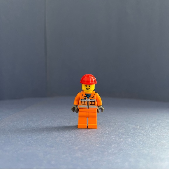 Lego | Other | Lego City Construction Worker Minifigure | Poshmark